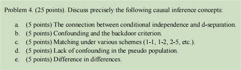 Solved Problem 4 25 ﻿points ﻿discuss Precisely The