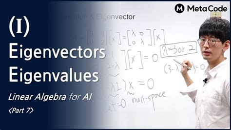 Metacode On Linkedin Eigenvectors And Eigenvalues Iㅣlinear Algebra For