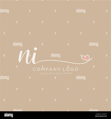 Ni Initial Handwriting Logo Design Stock Vector Image And Art Alamy Ni Initial Handwriting Logo Design Stock Vector Image And Art Alamy