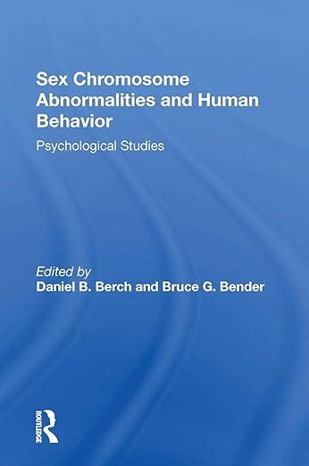 Buy Sex Chromosome Abnormalities And Human Behavior Psychological