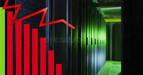 Animation Of Statistical Data Processing Against Empty Computer Server