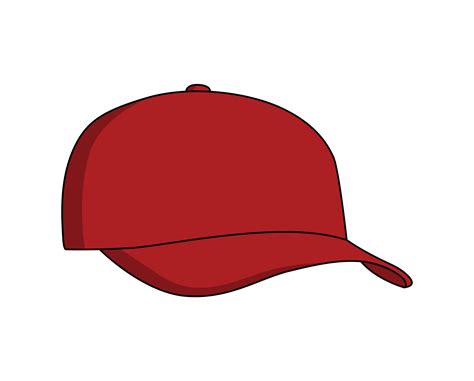 Red Cap Fashion Hat Front View 15694061 Png