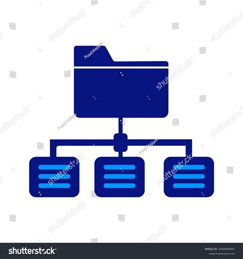 Mainframe Algorithm Elements Hierarchy Computer Hardware Stock Vector