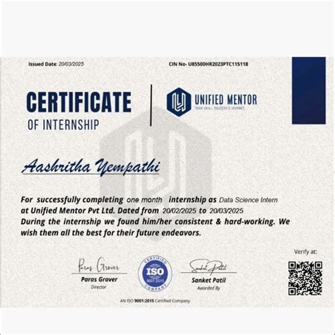 Internship Coding Iso Yempathi Aashritha