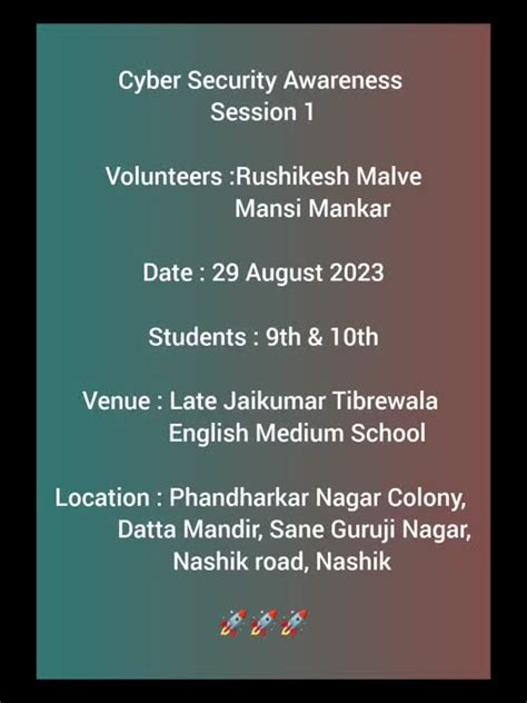 Mansi Mankar On Linkedin Cyberawareness Digitalsafety Imcybersaferhsn Youarebeingwatchedonline