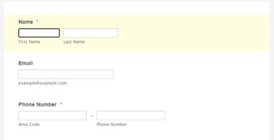 Managing Field Error States And Highlight Effect