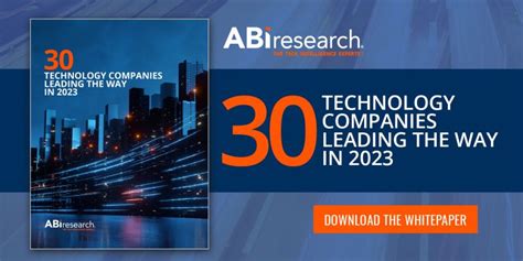 Whitepaper 30 Technology Companies Leading The Way In 2023 Stuart Carlaw