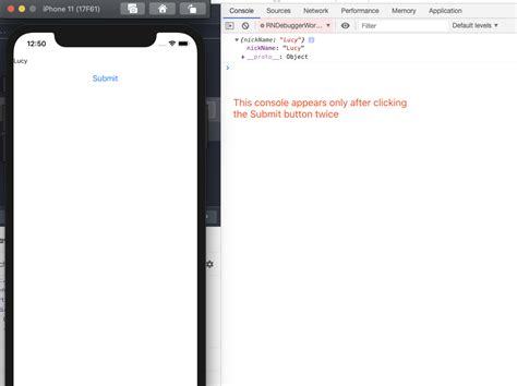 In React Native Development When The Form Is Submitted The First Click Does Not Respond The