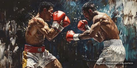 Ai创作图拳击kv 拳击插画 战斗墙面油画 战斗墙画 手绘拳击海报 拳击文化 拳击广告设计 拳王争霸 拳馆背景图 拳击广告拳击挂画 战斗油画 击拳海报 拳王比赛 泰拳广告 拳击比赛背景