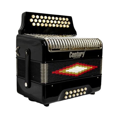 Acordeon Century Diatonico De 30 Botones 12 Bajos Tono Fa C3012fanp