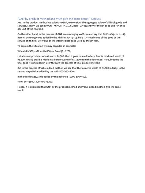 Value Added Method Pdf