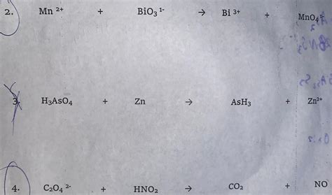 Solved Can You Balance These Redox Equations Only Questions