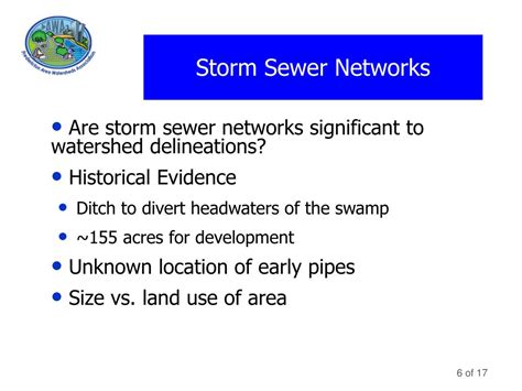 Ppt Urban Watershed Delineation Incorporation Of Storm Sewer