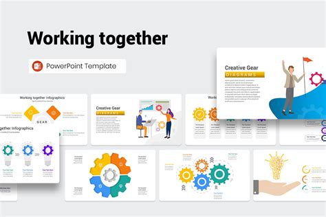 Working Together Powerpoint Template Nulivo Market