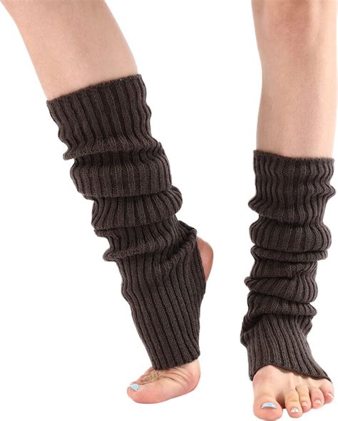 Generic Long Leg Warmer Womens Men 80s Party Ribbed Knit Dance Sports