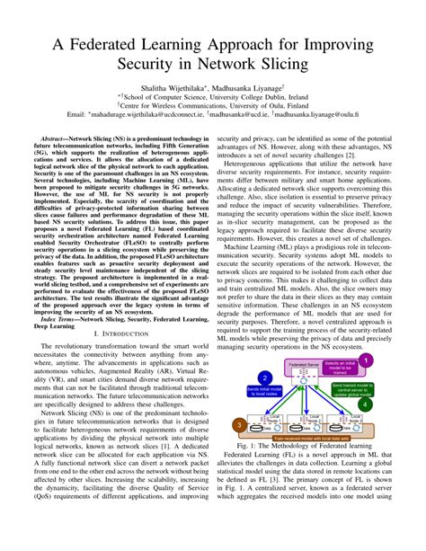Pdf A Federated Learning Approach For Improving Security In Network Slicing