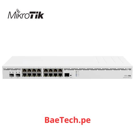 Mikrotik Ccr2004 16g 2s Cloud Core Router 16 Puertos Gigabit 2p S Baetech Peru