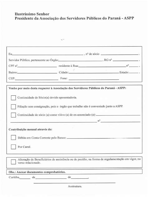 Formulário Para Inclusão E Exclusão De Beneficiário De Dependente Pdf