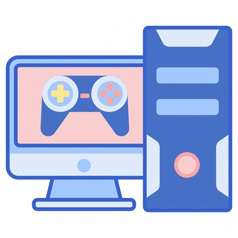 Computer Desktop Gaming Pc Icon Download On Iconfinder
