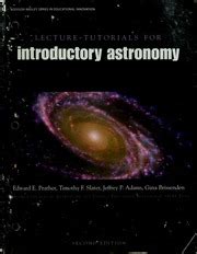 Lecture Tutorials For Introductory Astronomy Prather Edward E 1966