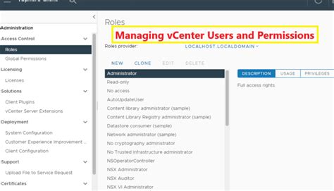 Managing Vcenter Users And Permissions Vmorecloud Virtualization Cloud And It Solutions Hub
