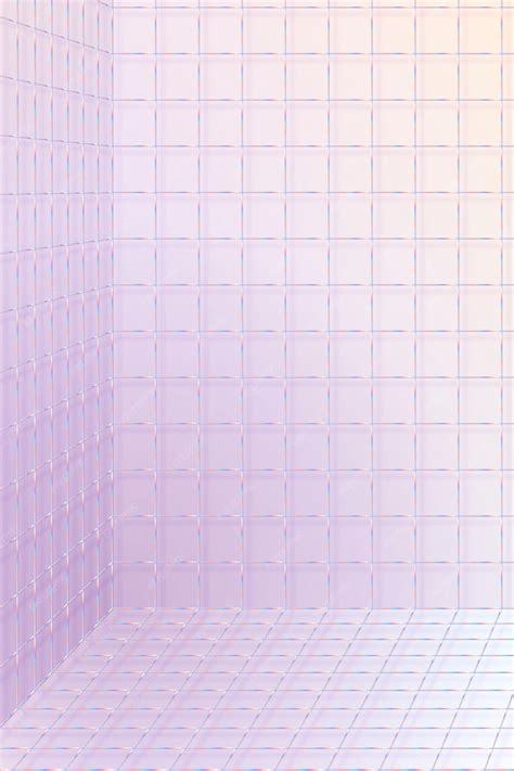 3d 와이어 프레임 그리드 룸 배경 무료 벡터