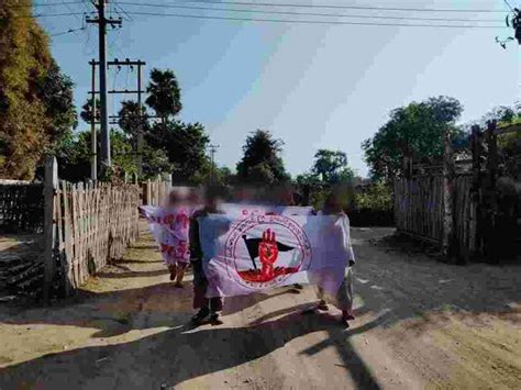 စစ်ကိုင်းတိုင်း ယင်းမာပင် ဆားလင်းကြီး ရွာပေါင်းစုံသပိတ်စစ်ကြောင်း စစ