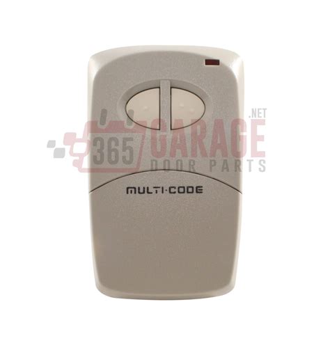 Multi Code 3089 MCS308911 1 Channel Visor Gate Garage Door Transmitter By Linear 365 Garage