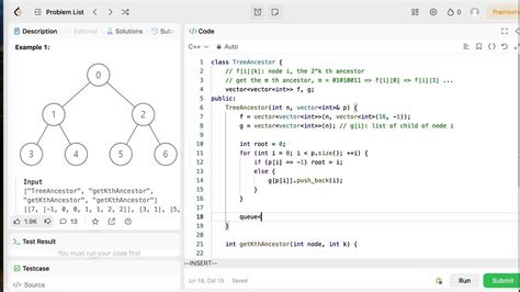 1483 Kth Ancestor Of A Tree Node Leetcode Hard Youtube