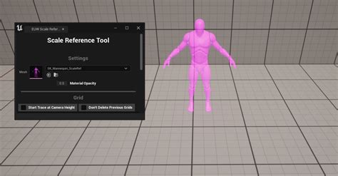 Artstation Scale Reference Tool Custom Ue5 Editor Tool