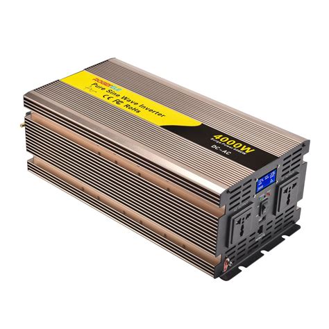 4000 4k Watt 12 24 48 Volt Dc To Ac 110 120 220 230 240 Volt Pure Sine Wave Power Inverter