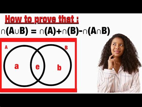 How To Prove That N AUB N A N B N AnB Set Theory The Organic Chemistry Tutor YouTube