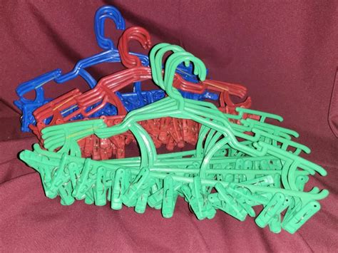 Set Of 6pcs Hanger With Clips 11 Clips Per Hanger Hanger With Sipit Sipitan 17 Inches