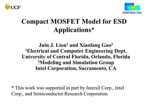 Pdf Compact Mosfet Model For Esd Applications Esd Protection Scheme For Rf Applications