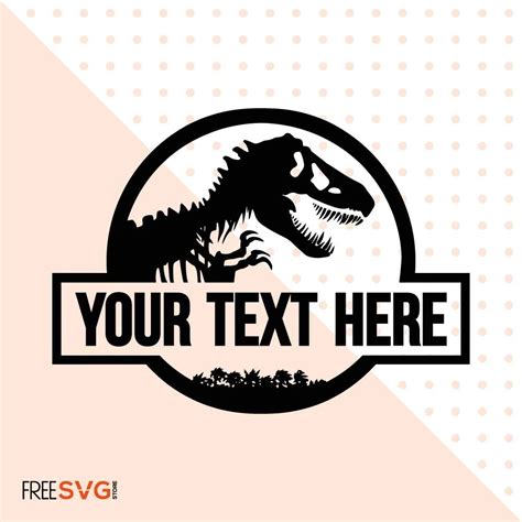 Jurassic Park Logo Vector And Park Svg Cut File