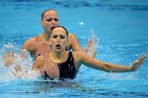 Dive Into Laughter A Collection Of Hilarious Synchronized Swimming Photos