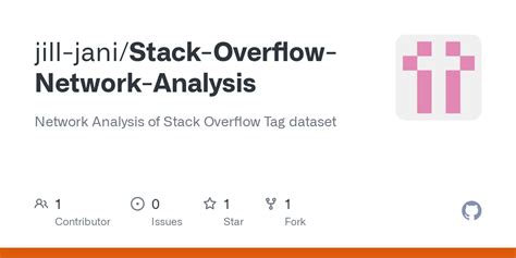Github Jill Janistack Overflow Network Analysis Network Analysis Of