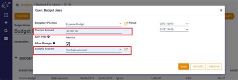 Synconics Odoo Accounting Budget Warning 1 Odoo Partner Erp System Synconics Technologies