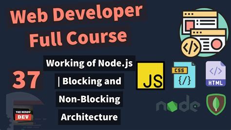 web developer full course how node js works blocking and non blocking
