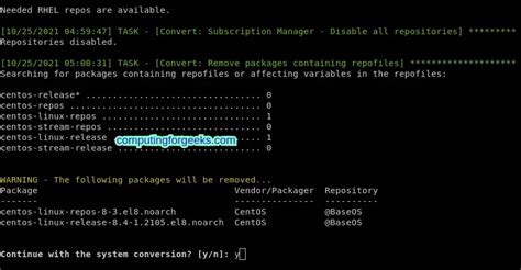 How To Convert CentOS To RHEL Server ComputingForGeeks