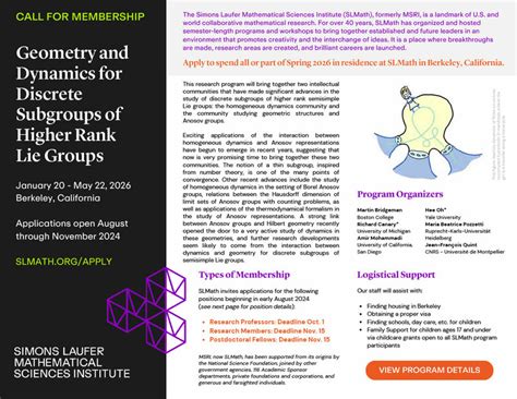 Geometry And Dynamics For Discrete Subgroups Of Higher Rank Lie Groups Clay Mathematics Institute