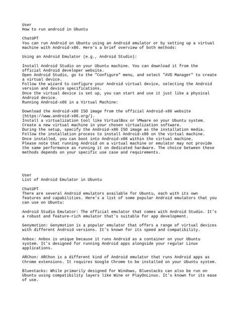 how to run android in ubuntu pdf android operating system virtual machine