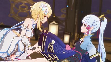 【genshin Impact Mmd 4k】lumineandkamisato Ayaka 危险派对 Youtube