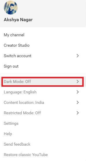 How To Enable YouTube Dark Mode In Any Web Browser In A Minute BounceGeek