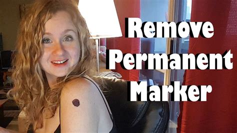 How To Remove Permanent Marker Off Your Skin Easily YouTube