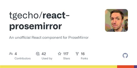 Github Tgechoreact Prosemirror An Unofficial React Component For