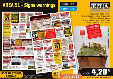 Code 197 Area 51 Signs Warnings 135 Eta Diorama Eshop