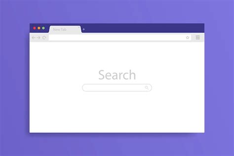 premium vector browser window opened on pc browser windows empty