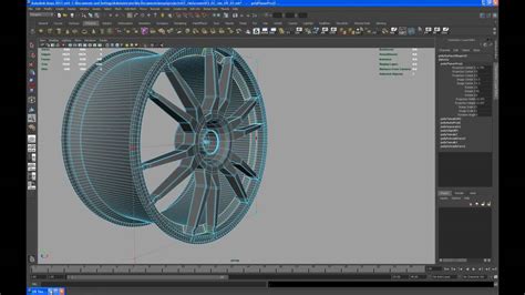 Modeling Tutorial In Maya A Polygon Rim Part 12 Uv Layout 02 Youtube