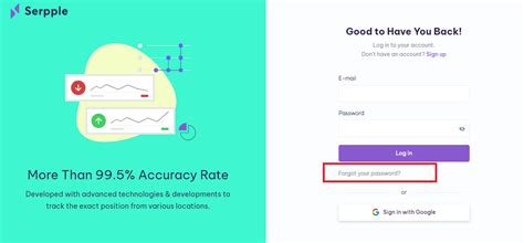 Forgot Password Serpple